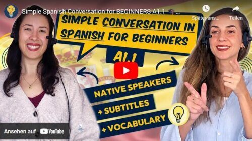 Simple Spanish Conversation for Beginners A1.1 🎓💡